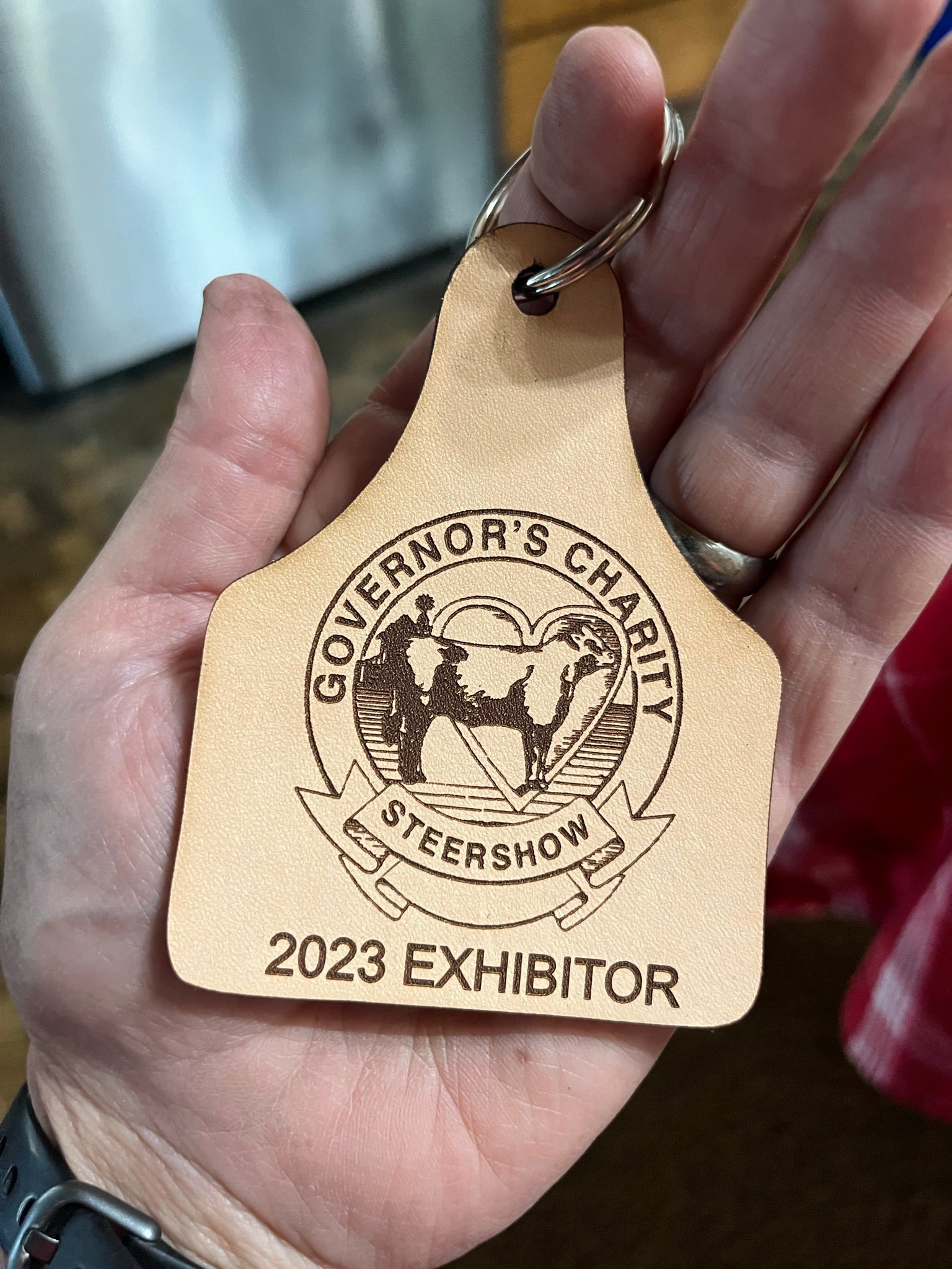 Custom Leather Keychains – The Branded Barn