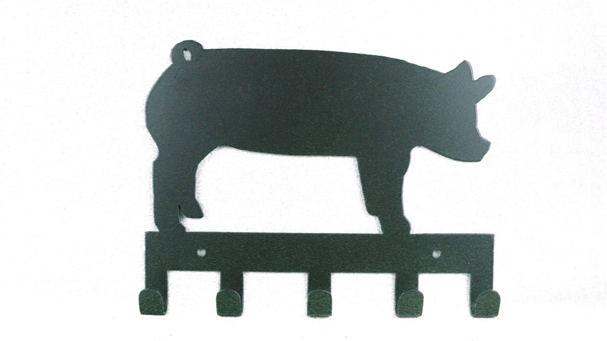 Pig Keyholder - Laser Cut Metal – The Branded Barn