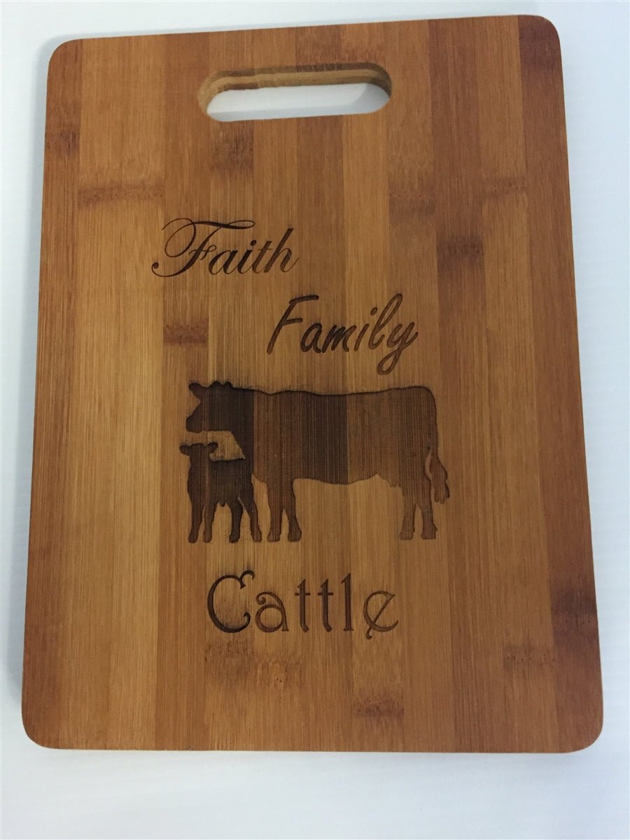 Laser engraved wood cutting boards – The Branded Barn