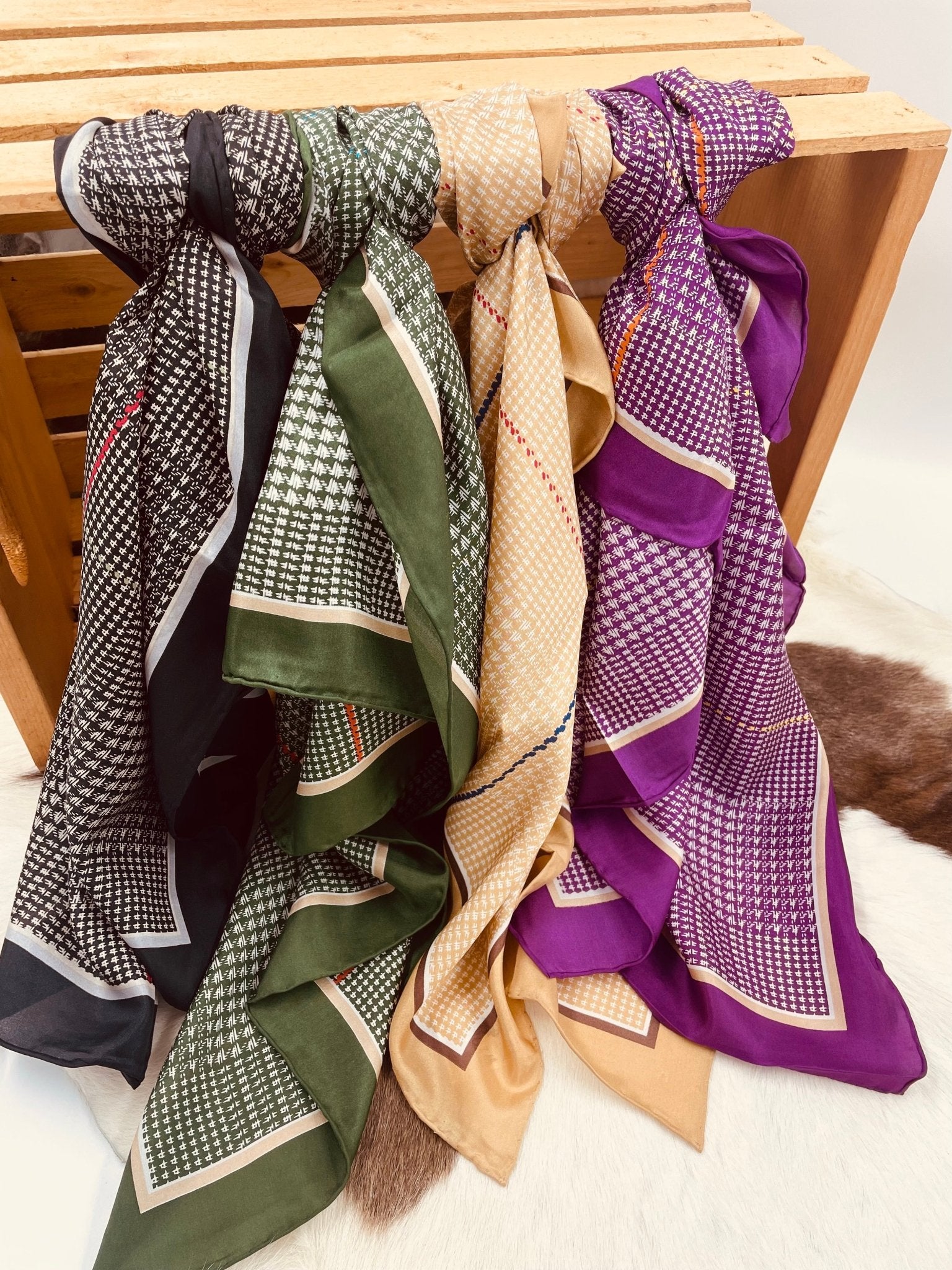 Silk Wild Rags Plaid Patterns – The Branded Barn