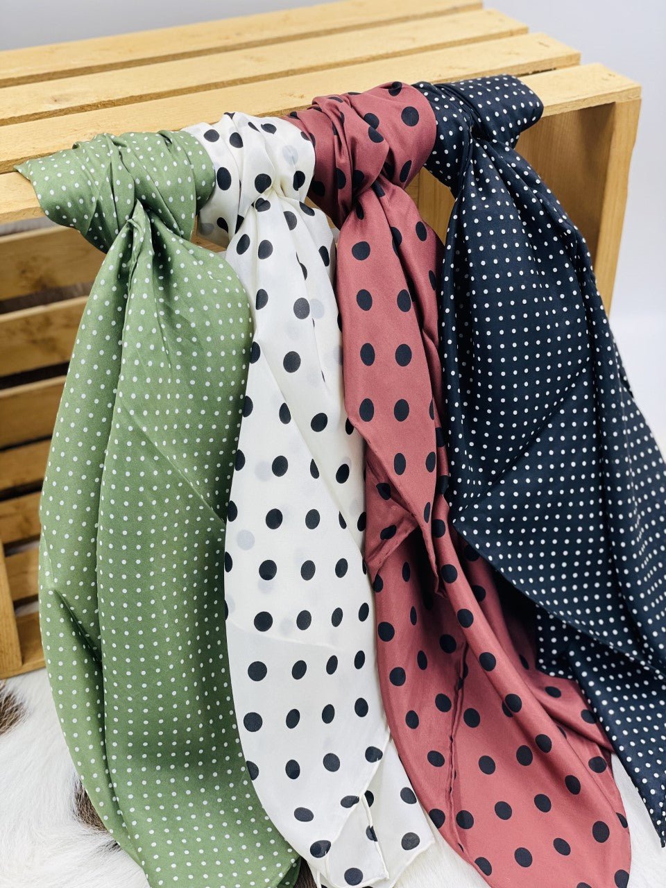 Silk Wild Rags Polka Dot Patterns – The Branded Barn