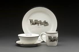 Babysitter Cattle Dinnerware featuring Bernie Brown artwork – The ...